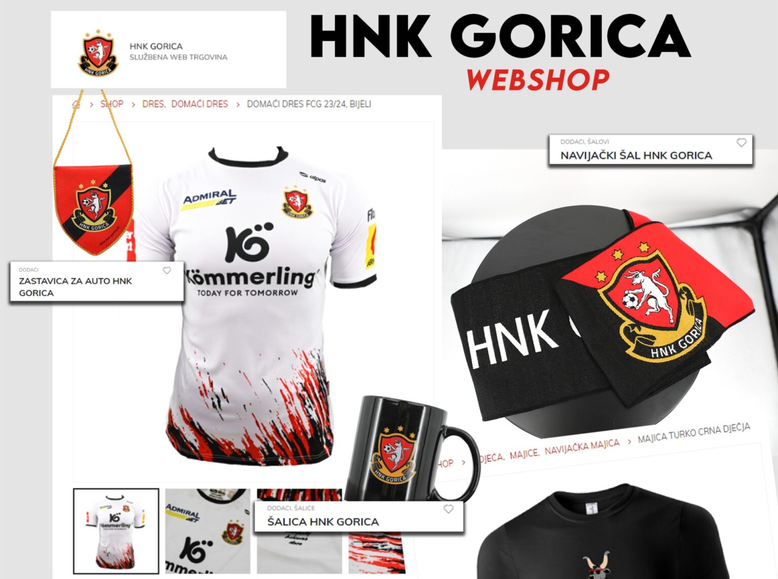 Predstavljamo HNK Gorica službeni webshop - hnk-gorica.hr